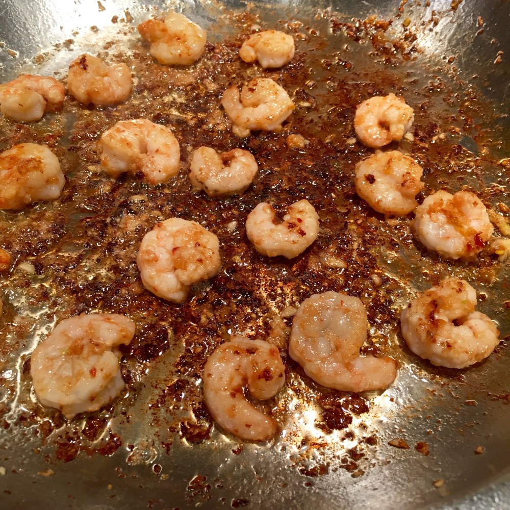 Sichuan Style Shrimp with Spinach – julienne.red