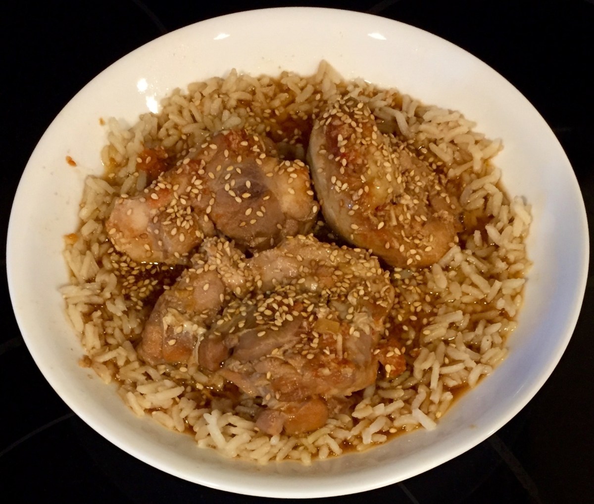 Sesame-Soy Chicken With Rice – julienne.red