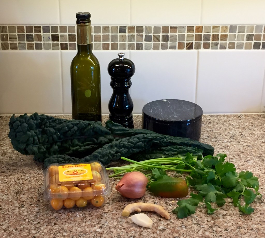 Kale with Golden Gooseberries – julienne.red