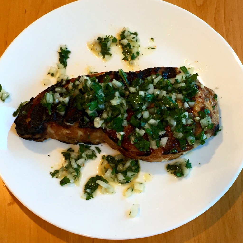 Grilled Opah with Dog Sauce – julienne.red